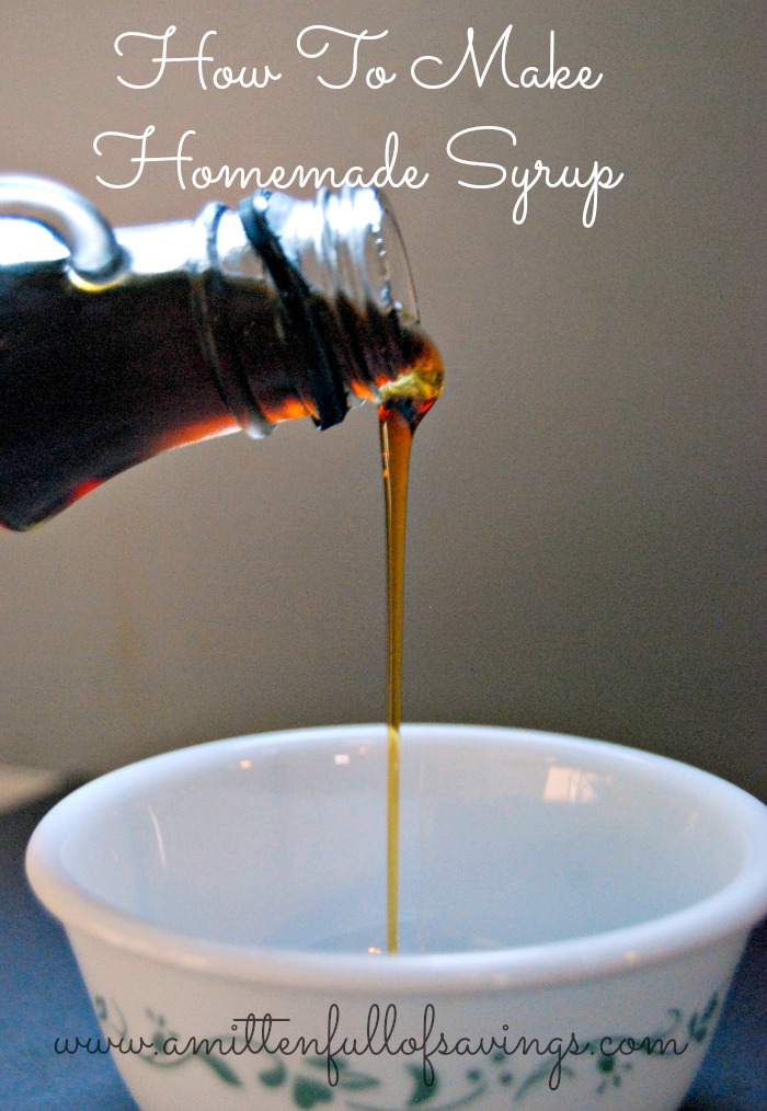 How To Make Homemade Syrup