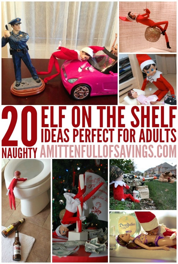 20 Naughty Elf on the Shelf Ideas for Adults
