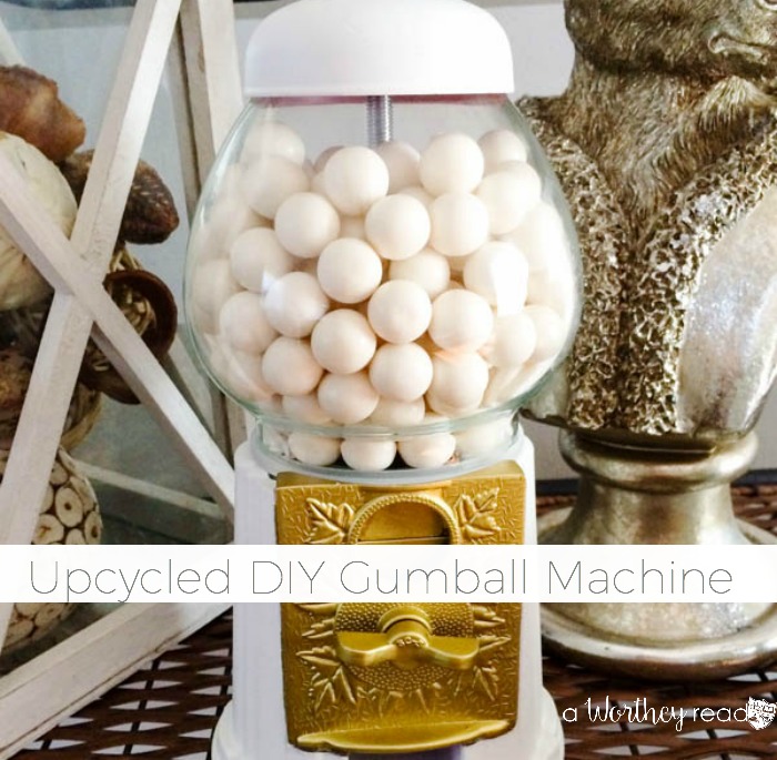 Upcycled DIY Gumball Machine