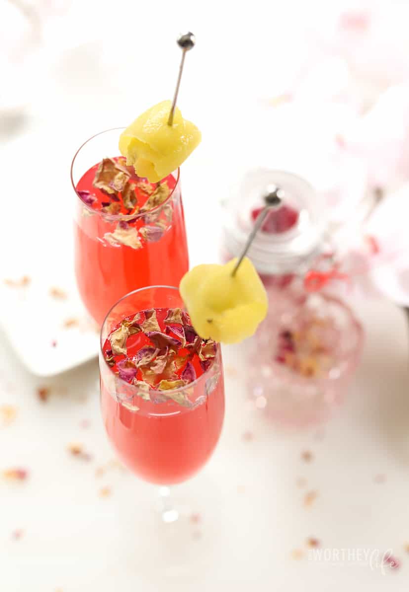 The Rose Pink Ginger Mocktail