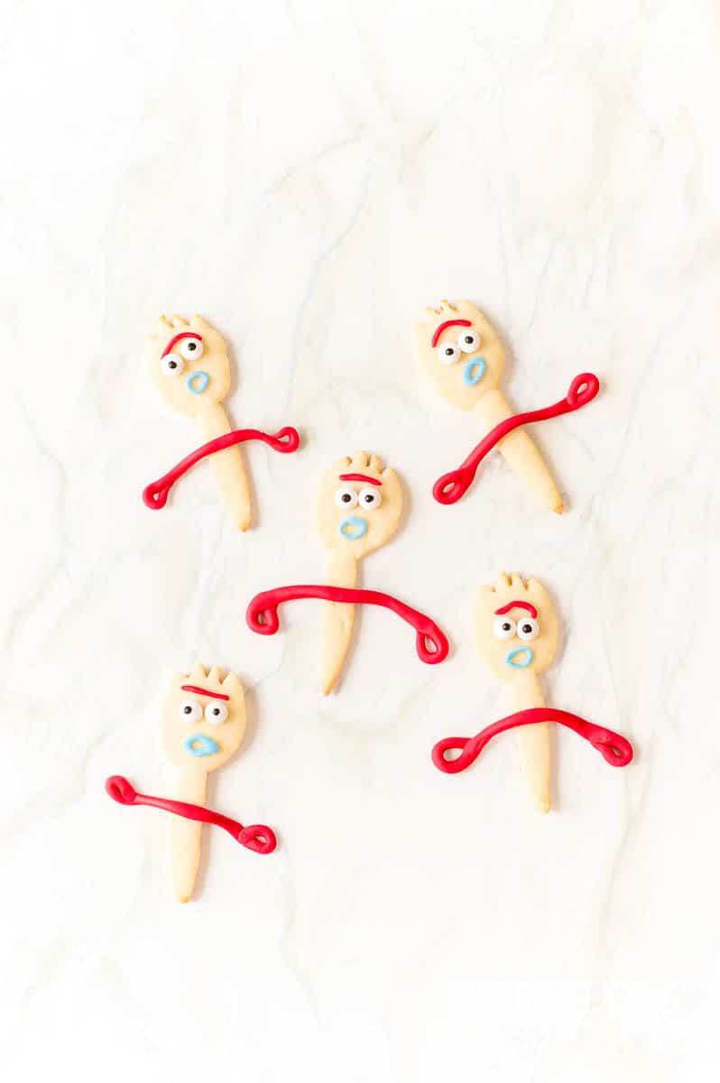 How To Make Forky Cookies from Toy Story 4