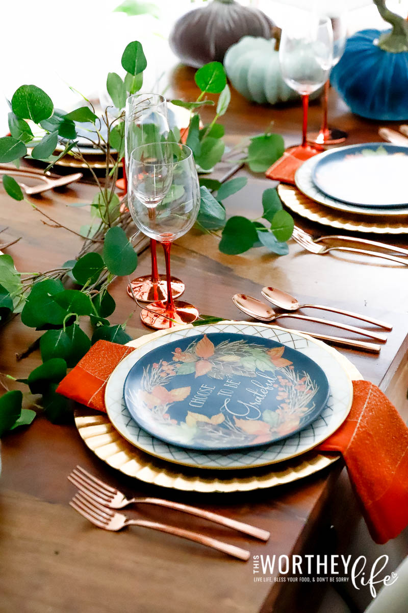 Fall Decor | Decorating Your Table With Shades Of Orange