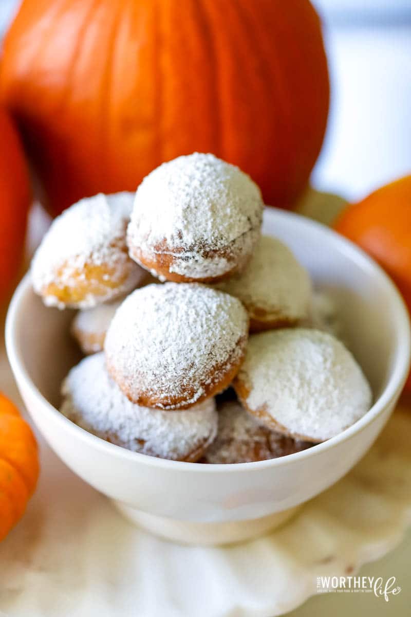 Pumpkin Spice Beignets