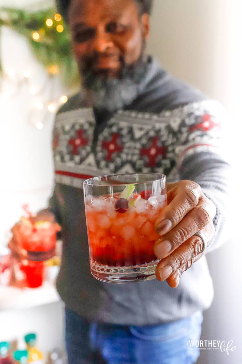 Non-Alcoholic Bar Cart - How To Create a Mocktail Bar Cart