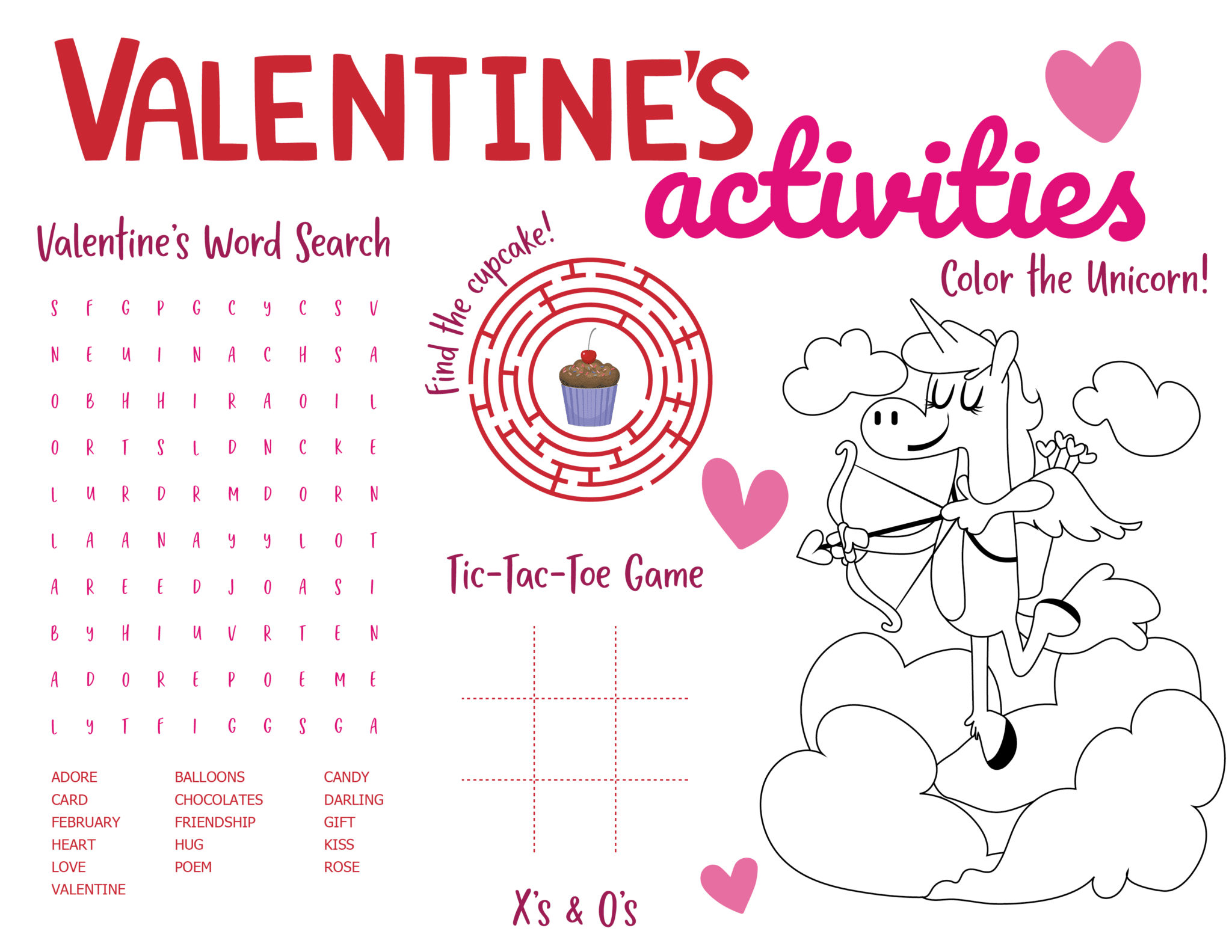 Valentines Day Worksheet Printables To Use - FREE Printables