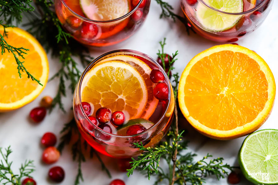 Sprite With Cranberry Punch Holiday Recipe for a crowd