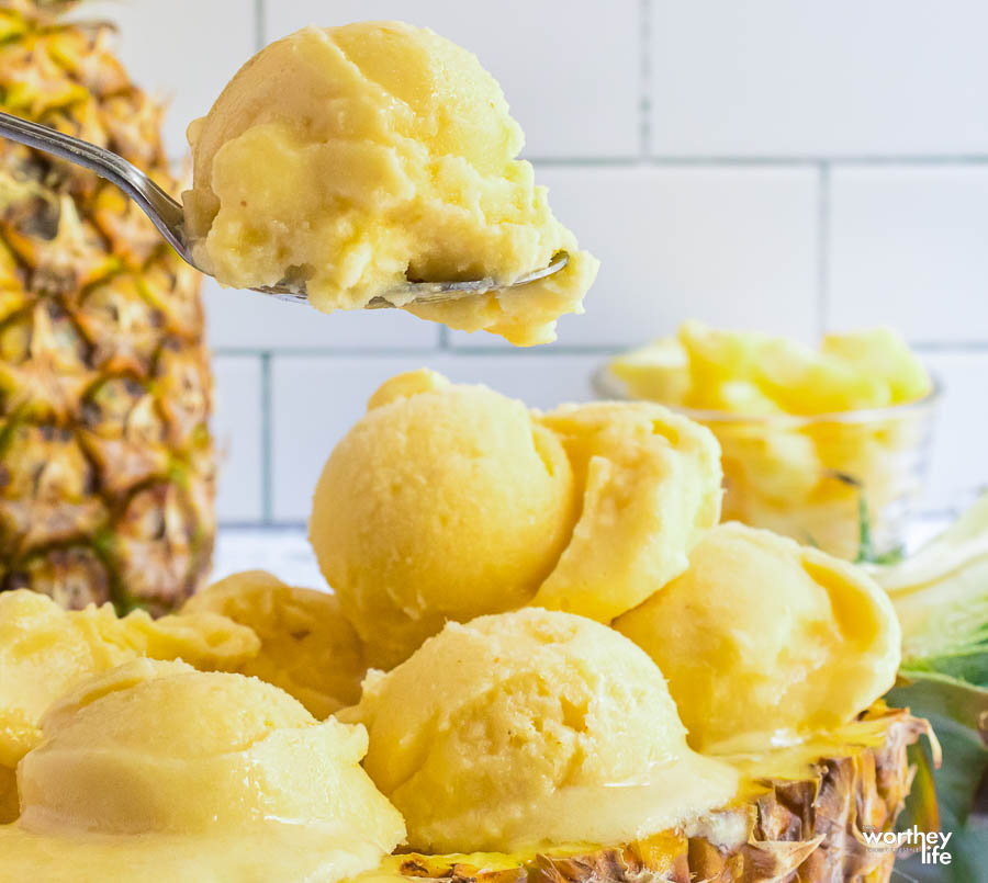 How to make homemade Pineapple Ice Cream