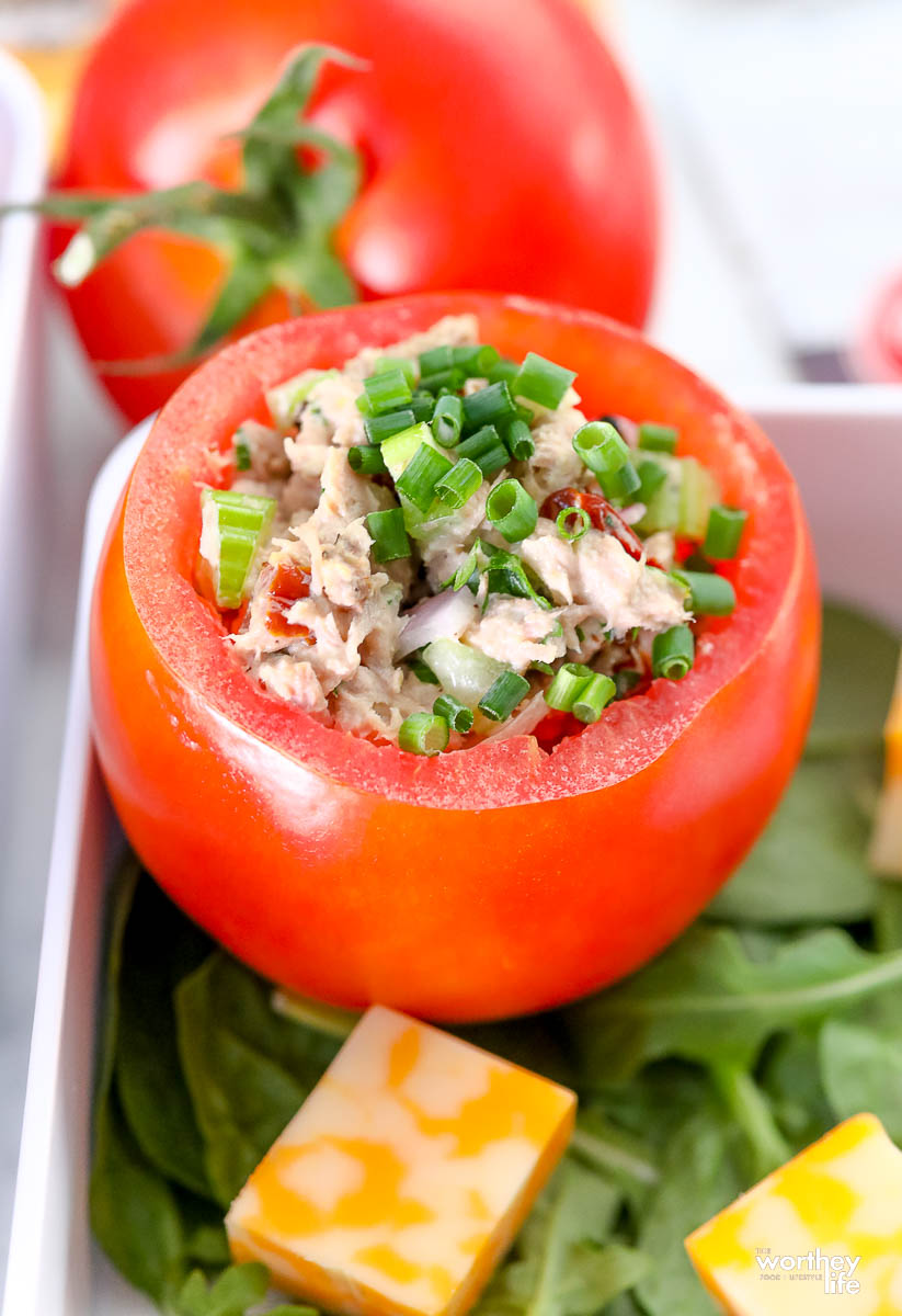 Tuna Stuffed Tomatoes