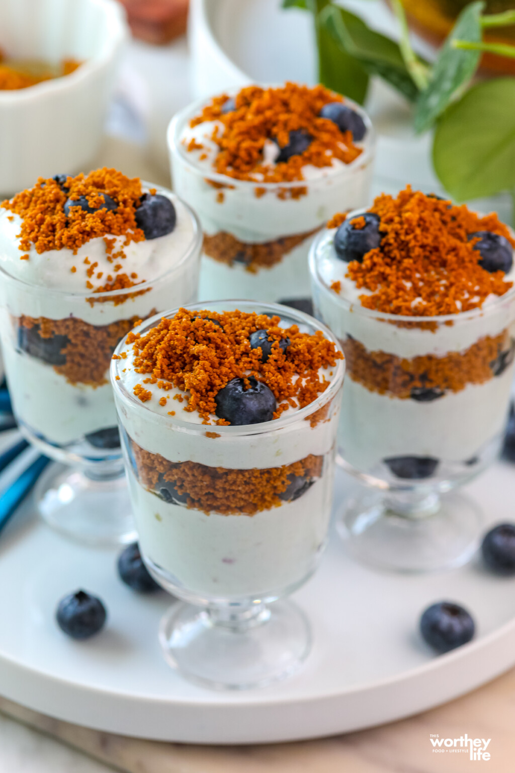 No-Bake Blueberry Dessert