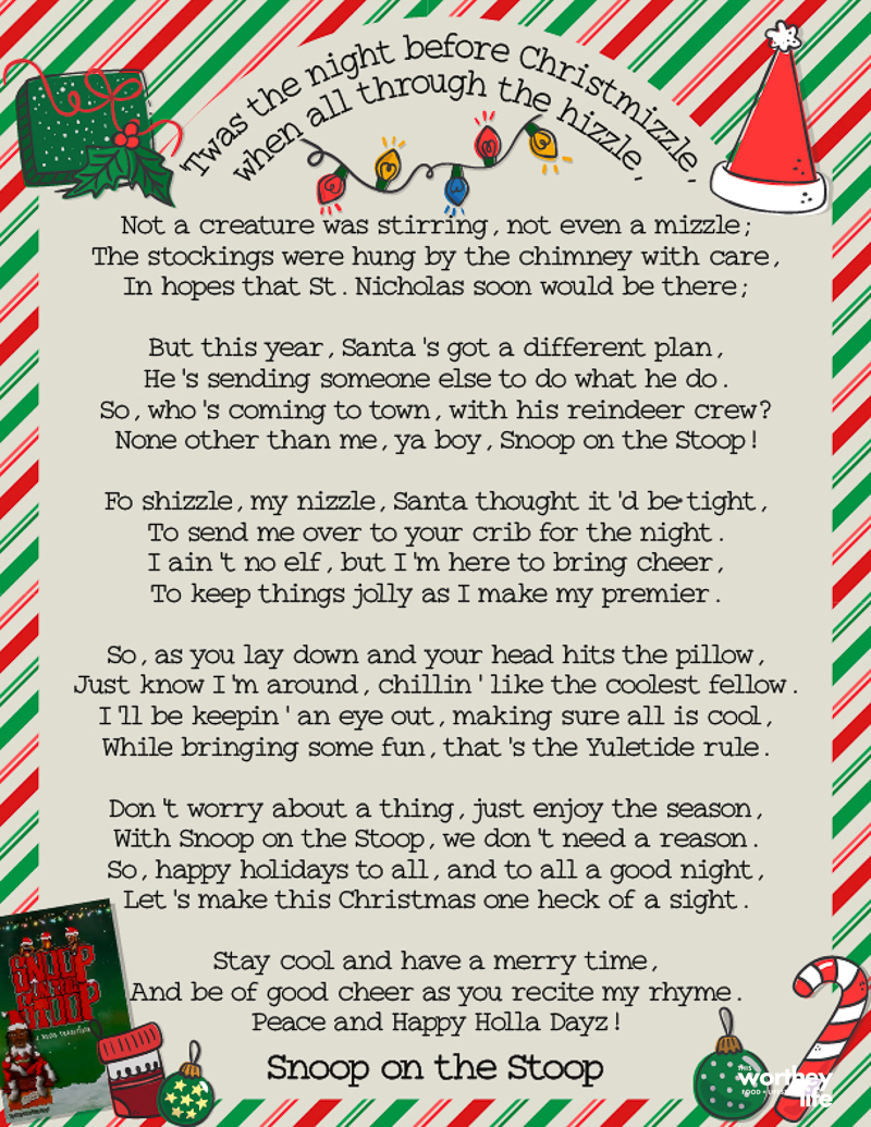 Snoop on the Stoop Arrival + Goodbye Printable Letter